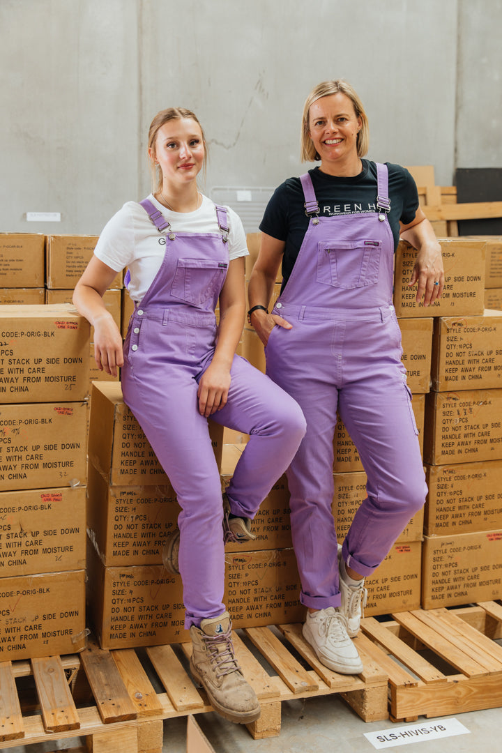 Overalls 'All Women' Purple 16 – Green Hip Workwear For Women