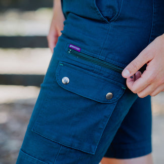 Women's Tradie Work Cargo Shorts | Green Hip – Green Hip Workwear For Women